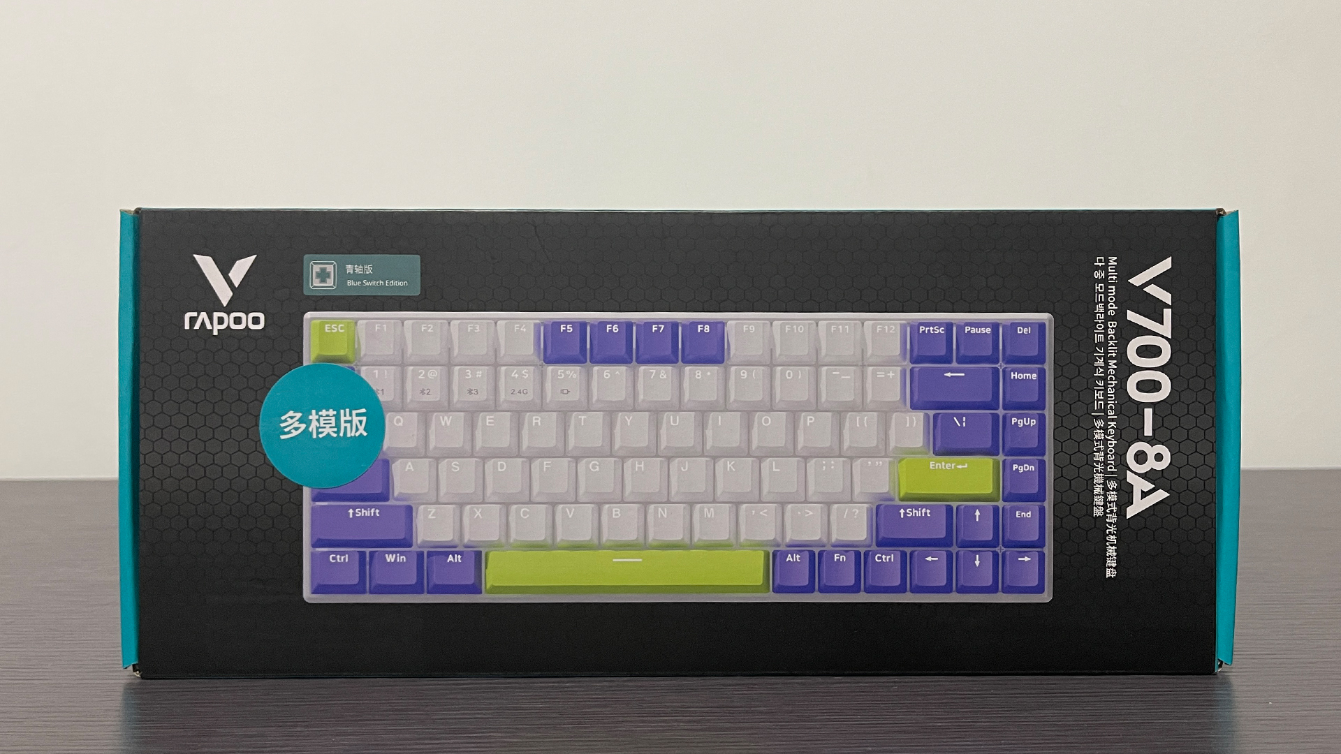 The all-around leapfrog keyboard benchmark with both texture and feel-Rapoo V700-8A multi-mode ...