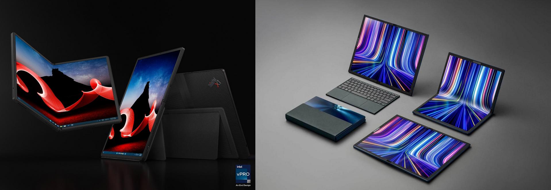Folding screens are only suitable for entertainment?ASUS Lenovo's two ...