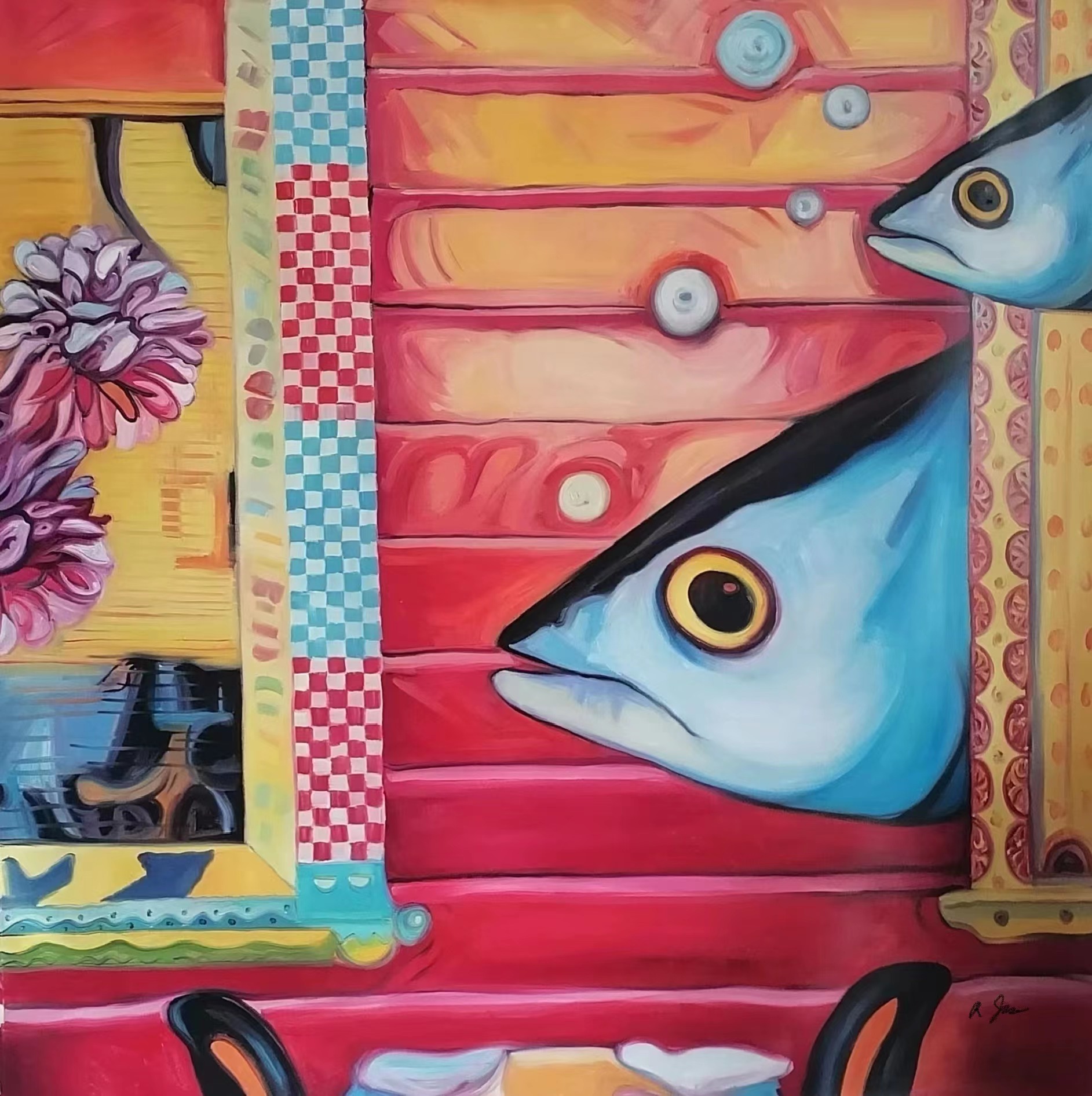 Seeking fantasy in color and space——Jiang Rui, a famous oil painting ...