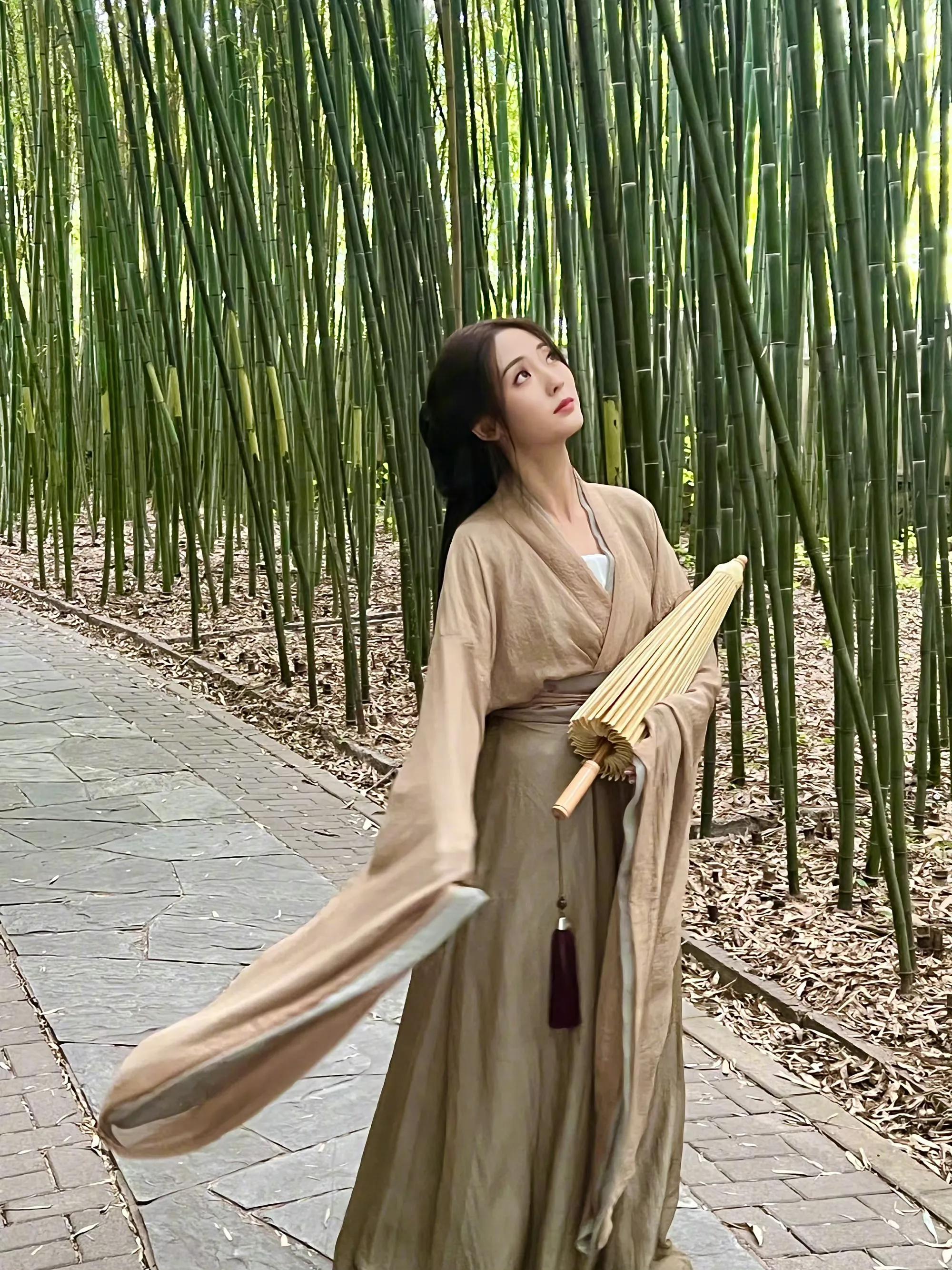 Xingfei's early winter bamboo forest ancient style is taken with you ...