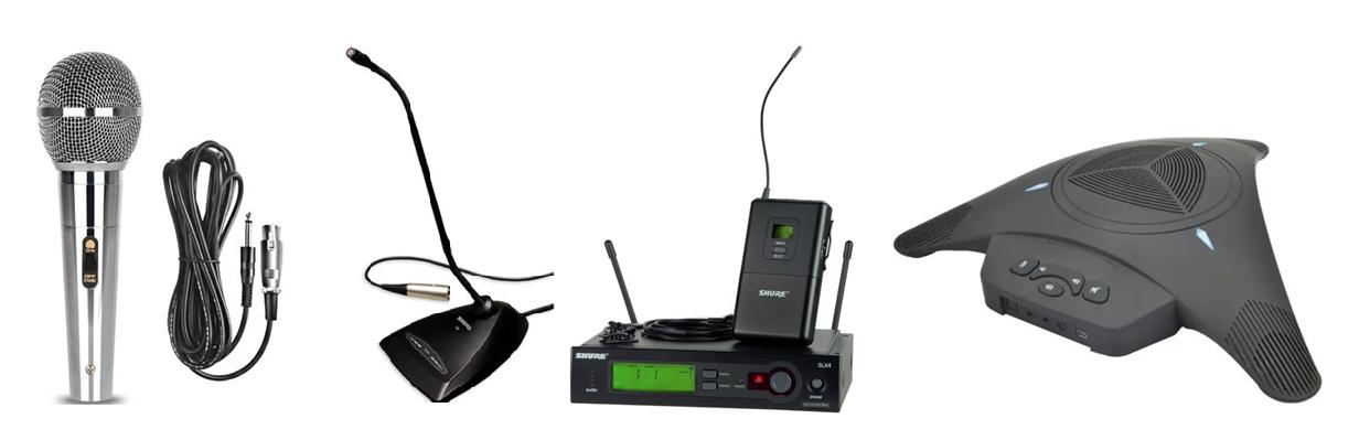 2. The microphone of the signal source in the sound system - iNEWS