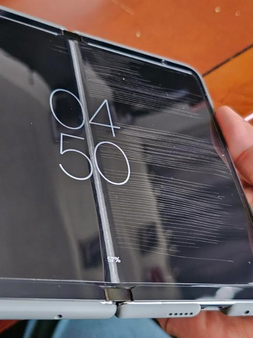 Only one day into the market, users reported scratches, cracks and ...