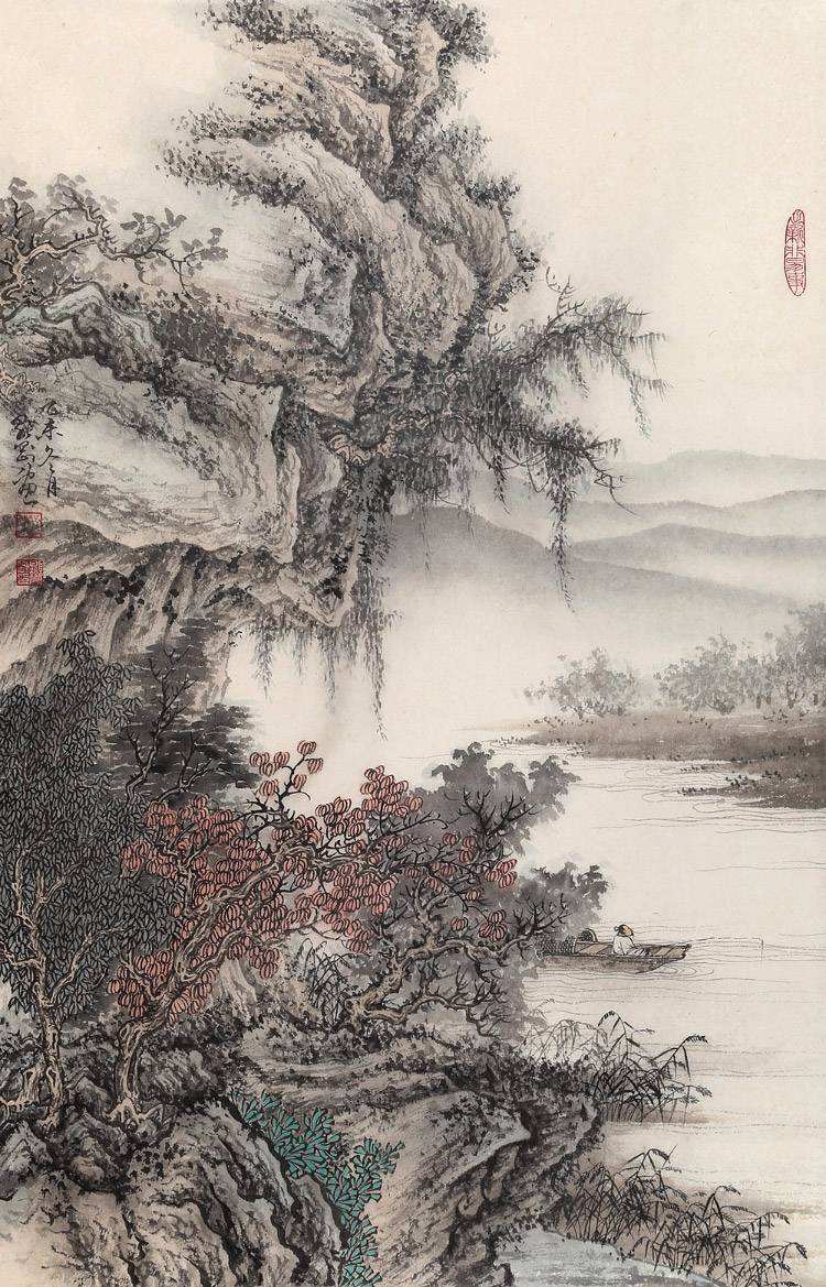 Appreciation of Wu Xiangang's landscape paintings - iNEWS