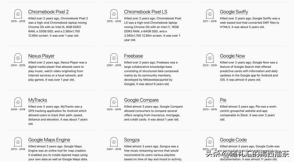Google "Graveyard" - Killed by Google, a list of all Google's retired ...