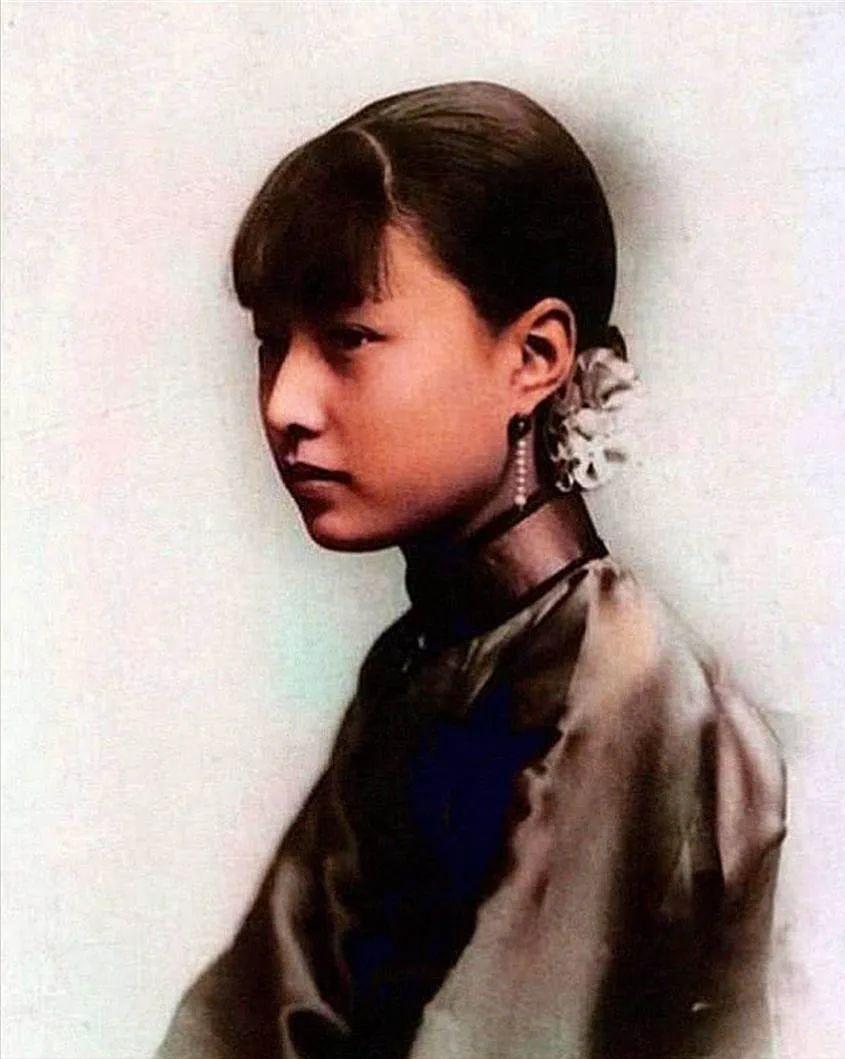 Rare and old color photos, the "first winter emperor of the Republic of ...