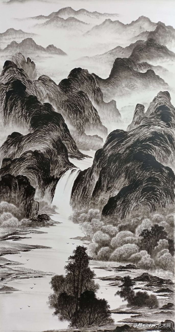 Appreciation of the arm paintings of Guo Zhanlin, the founder of hand ...