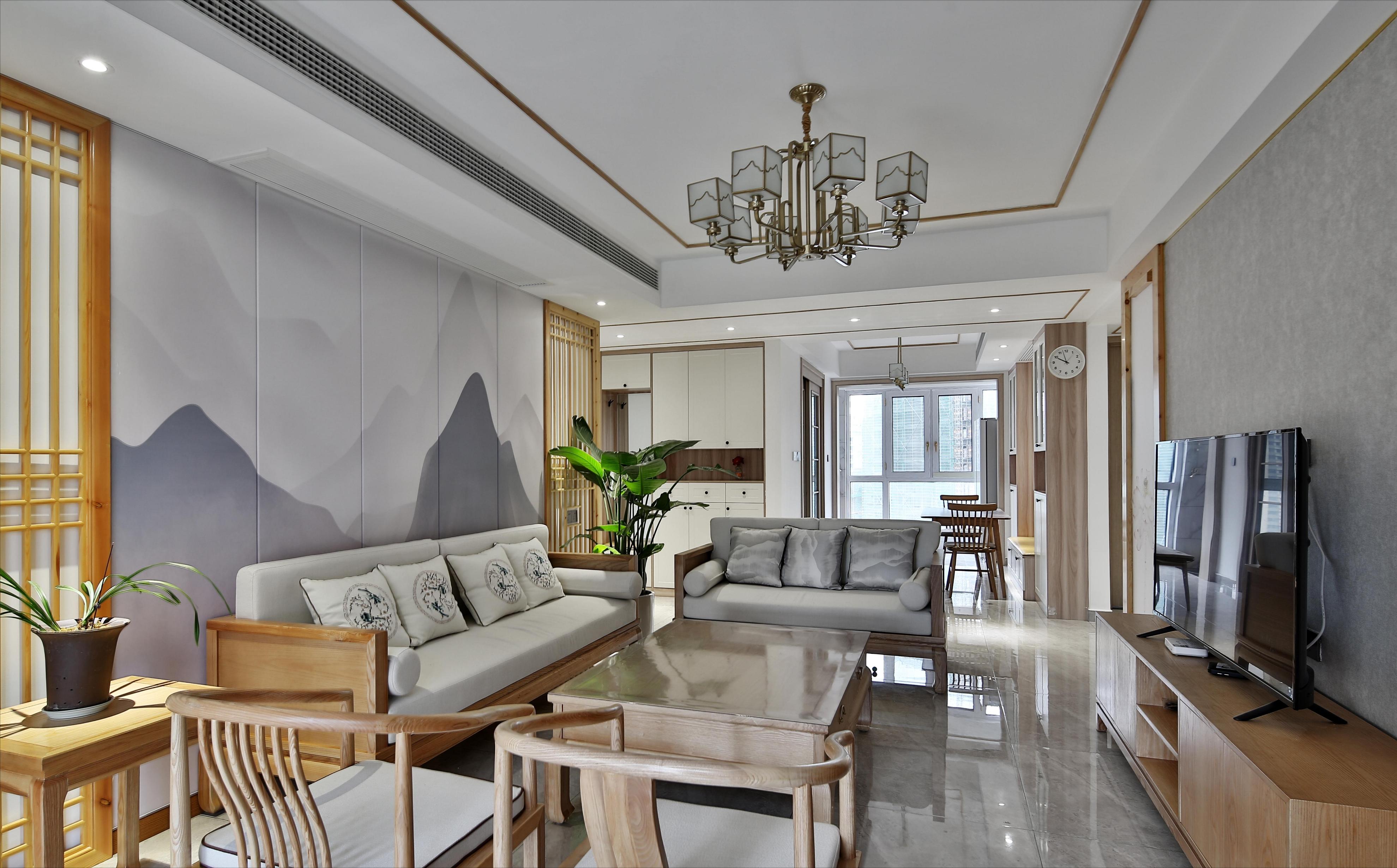 93㎡ elegant and pure / Chinese style - iNEWS