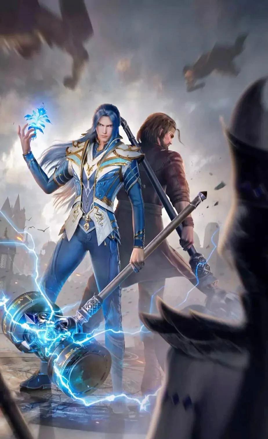 Tang San's road to becoming a god, repelling the god of angels, the ...