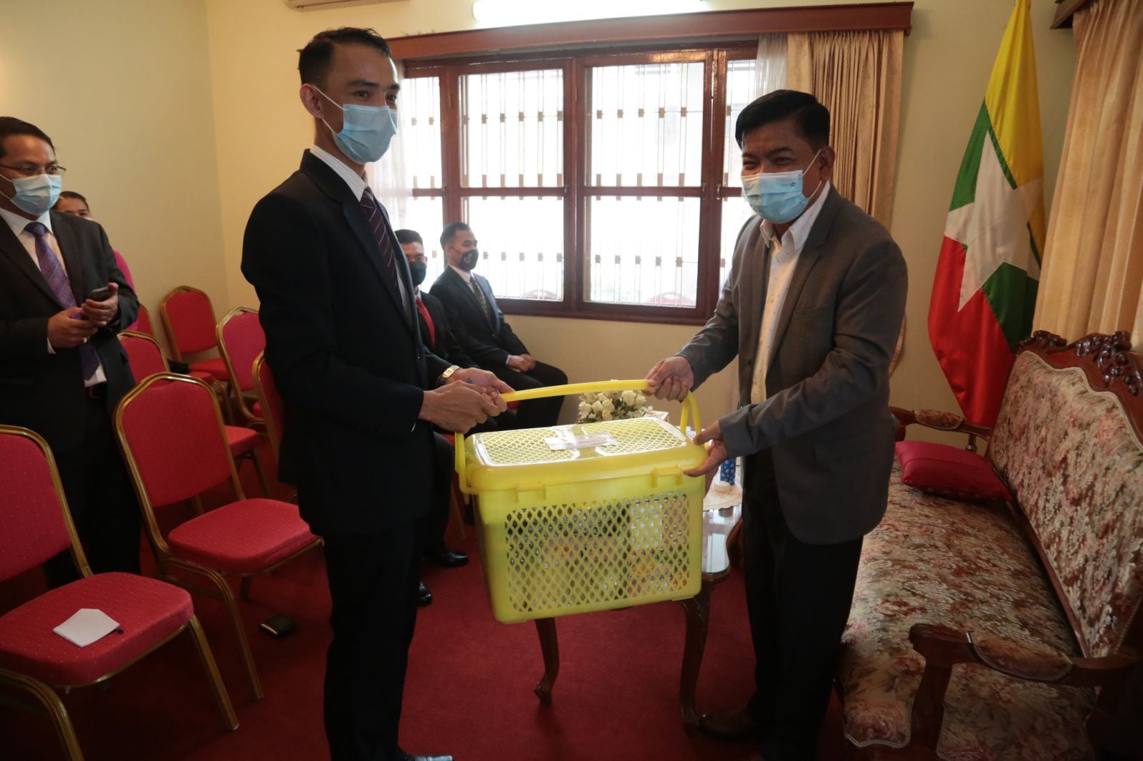 General Maung Maung Aye, Chief of the General Staff of the Myanmar Army ...