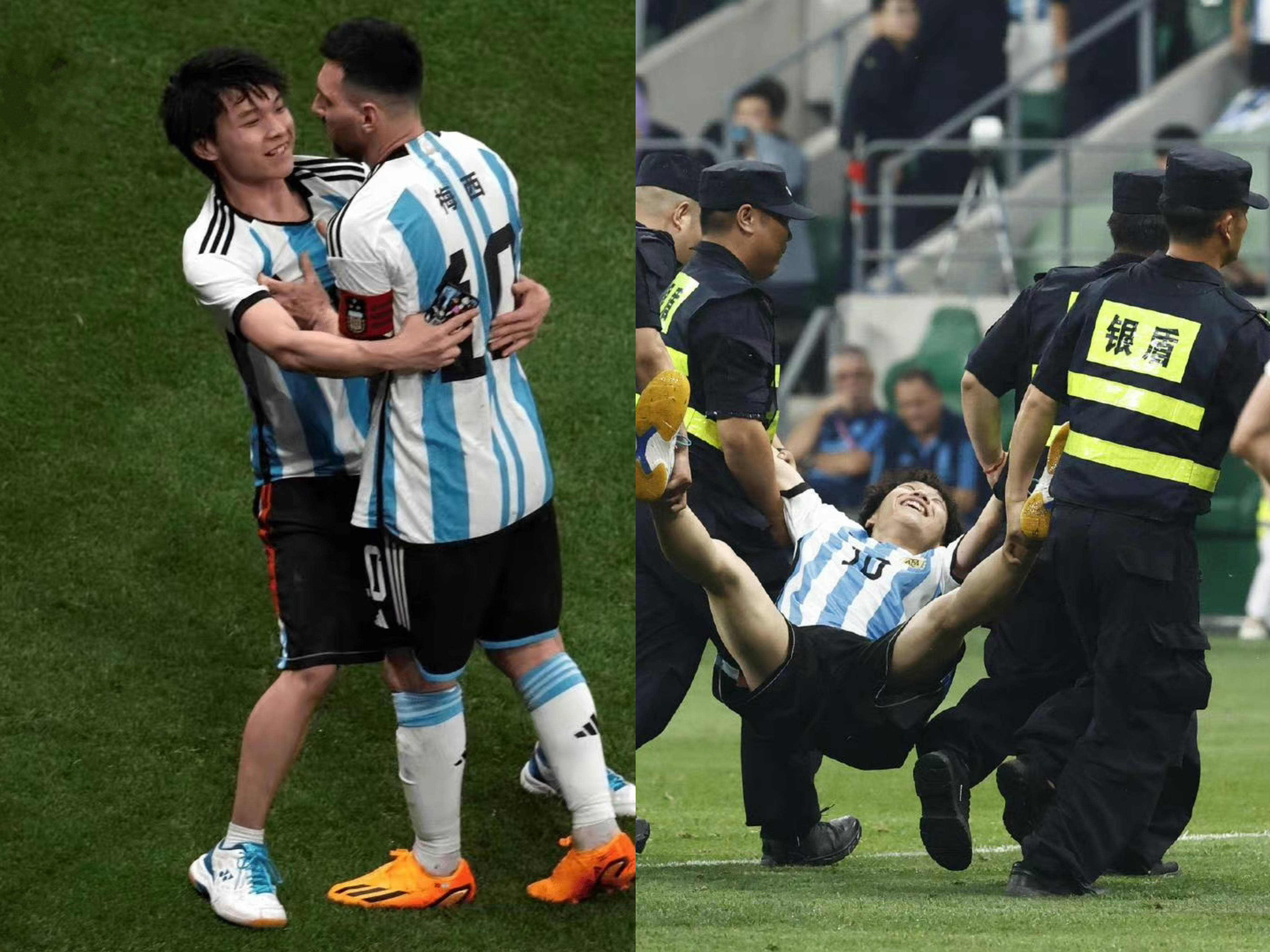 If you were given a chance, would you rush into the field and hug Messi ...