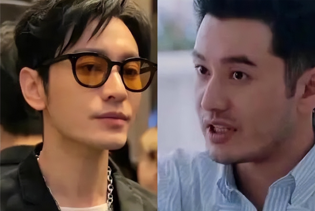 Yang Ying secretly followed Huang Xiaoming after her divorce, and was ...