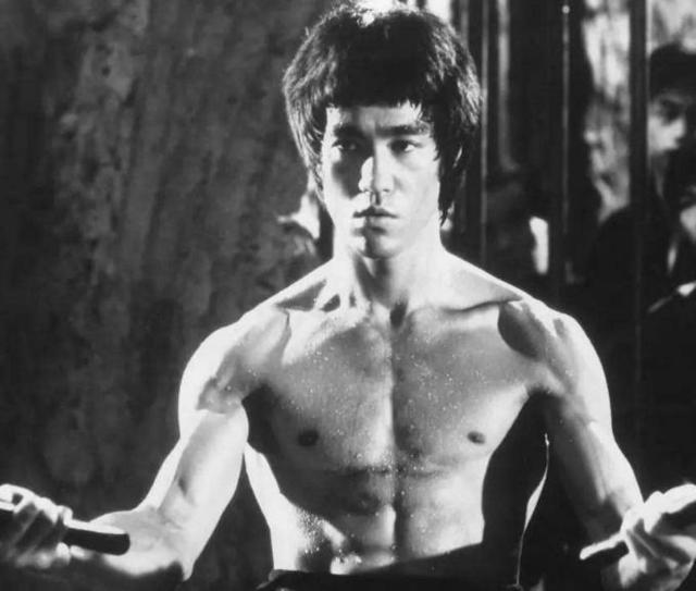 Bruce Lee's muscles, Jackie Chan's muscles, Jet Li's muscles, he said ...