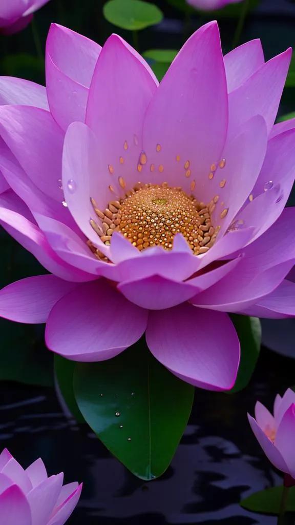 Beautiful, clear, bright, refreshing, calming and calming lotus ...