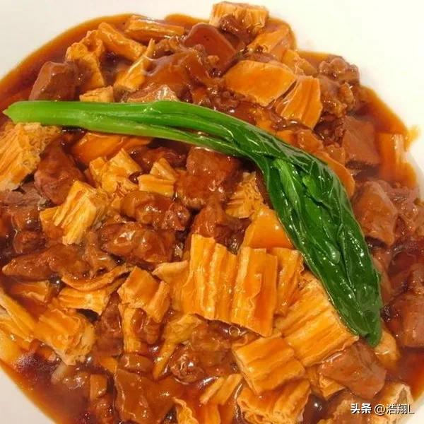 Braised bean curd sticks with beef, a delicious homemade dish, easy to ...