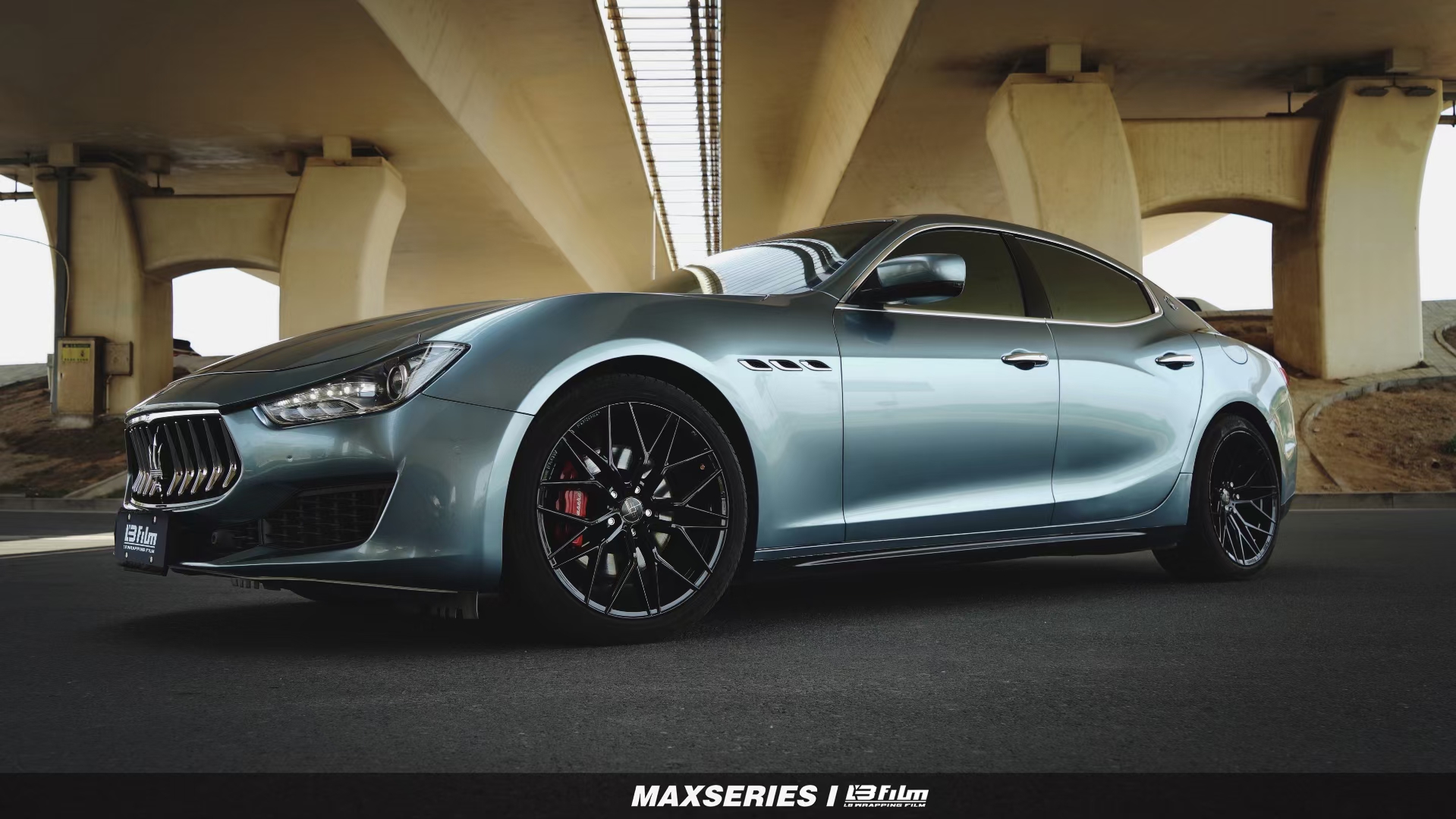 Maserati - President LBFILM Color Change Film Liquid Metal Somato Blue ...