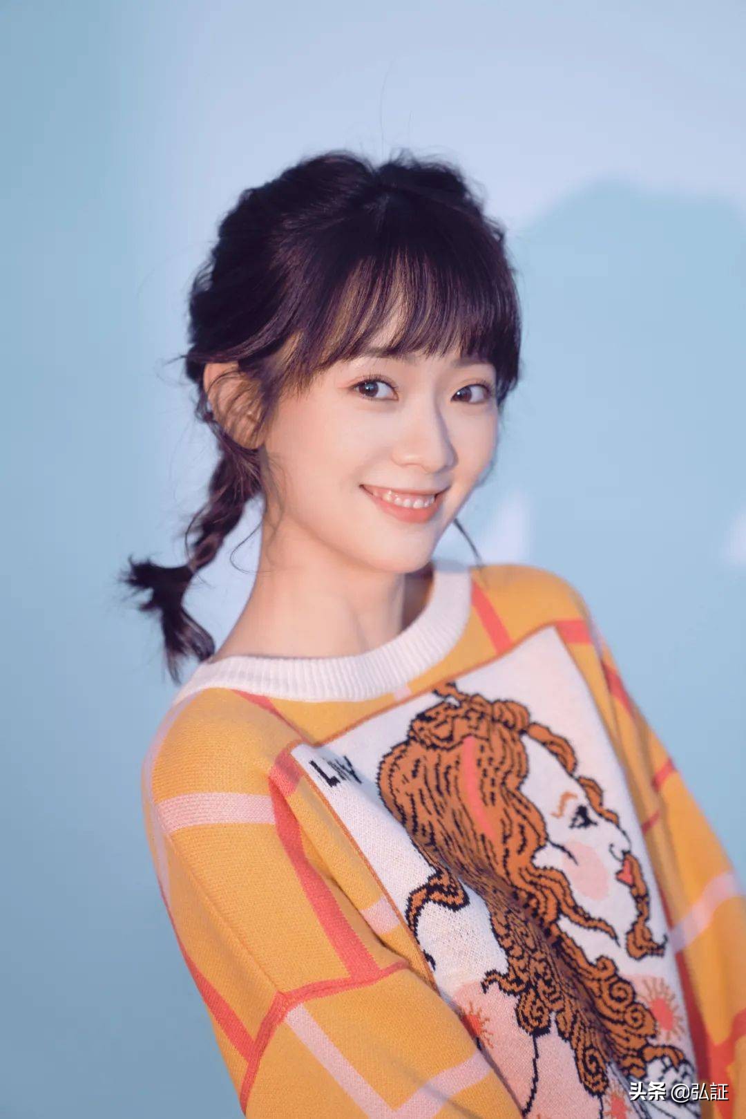 "Little clever" Wang Luqing, a pure and lovely face with a pair of ...