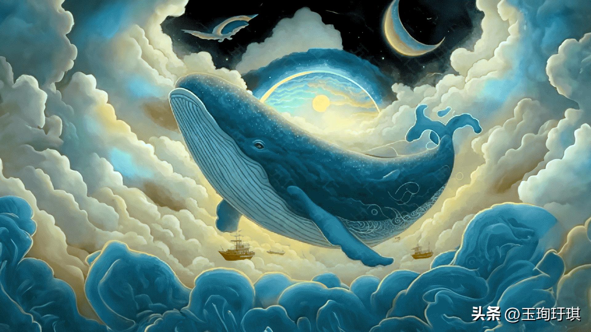 Shan Hai Jing Strange Beast: Kunpeng, Fish Body and Bird Wings, Kunpeng's transformation comes ...