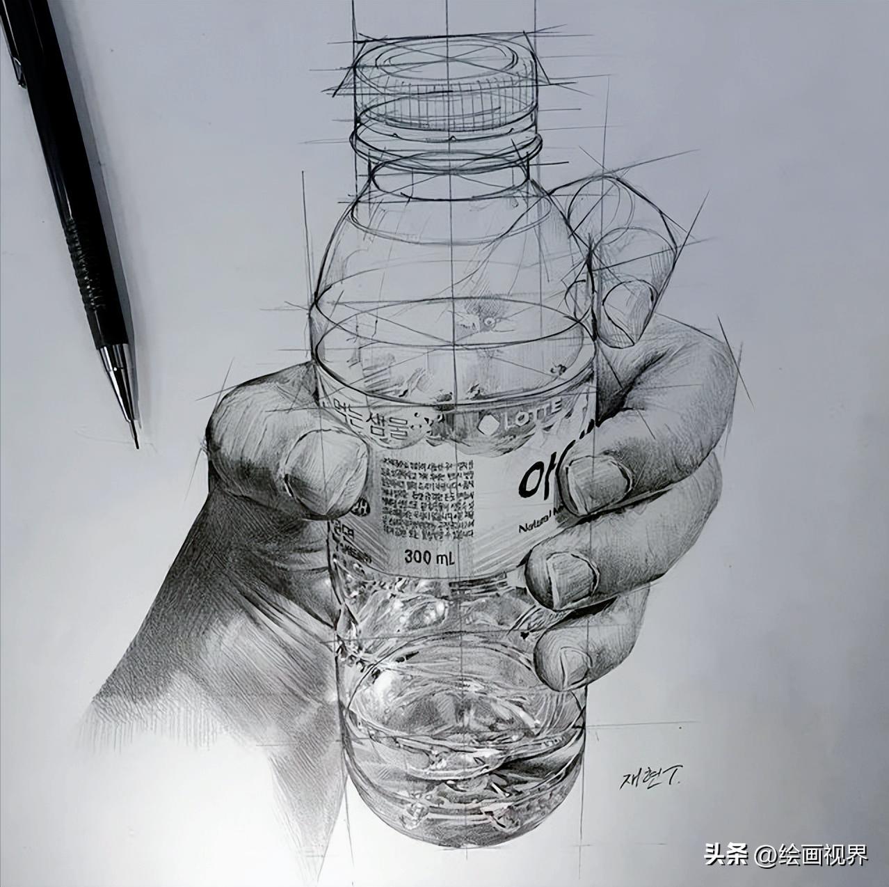 The structure of the hand in the sketch seems simple but extremely ...