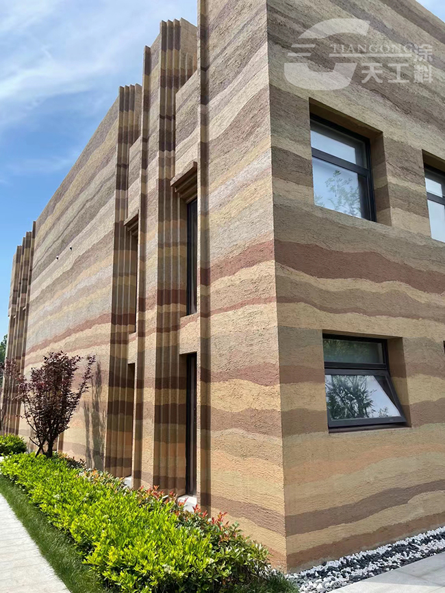 Rammed earth straw paint to make retro walls, do you like this? - iNEWS