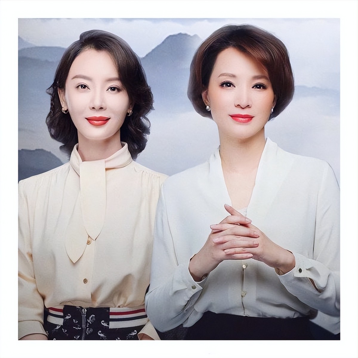 49-year-old Dong Qing is in the same frame as 45-year-old Chen Shu! The ...