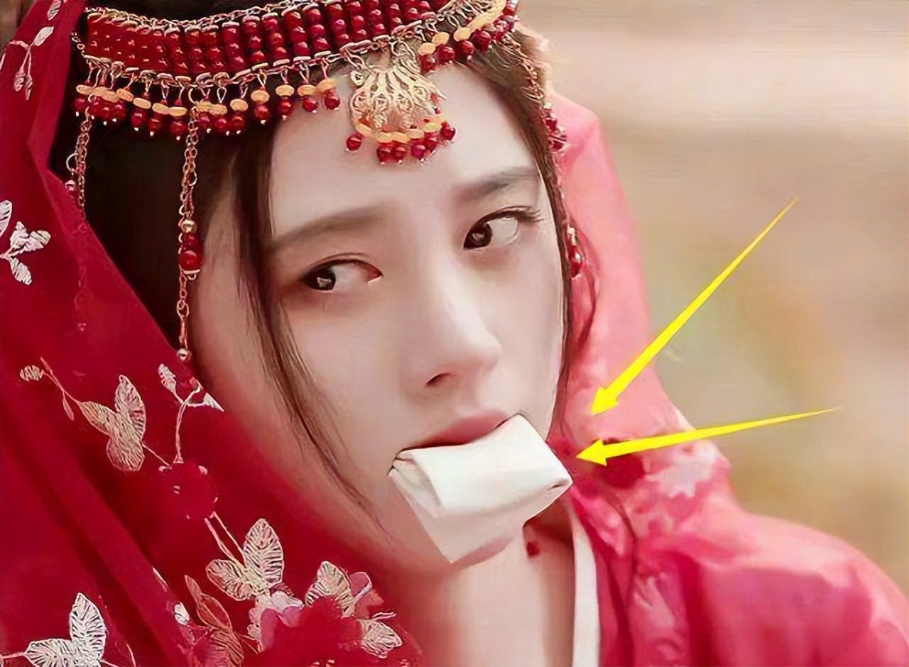 Female star was "kidnapped" for acting, Ju Jingyi was too perfunctory with a rag in her mouth ...