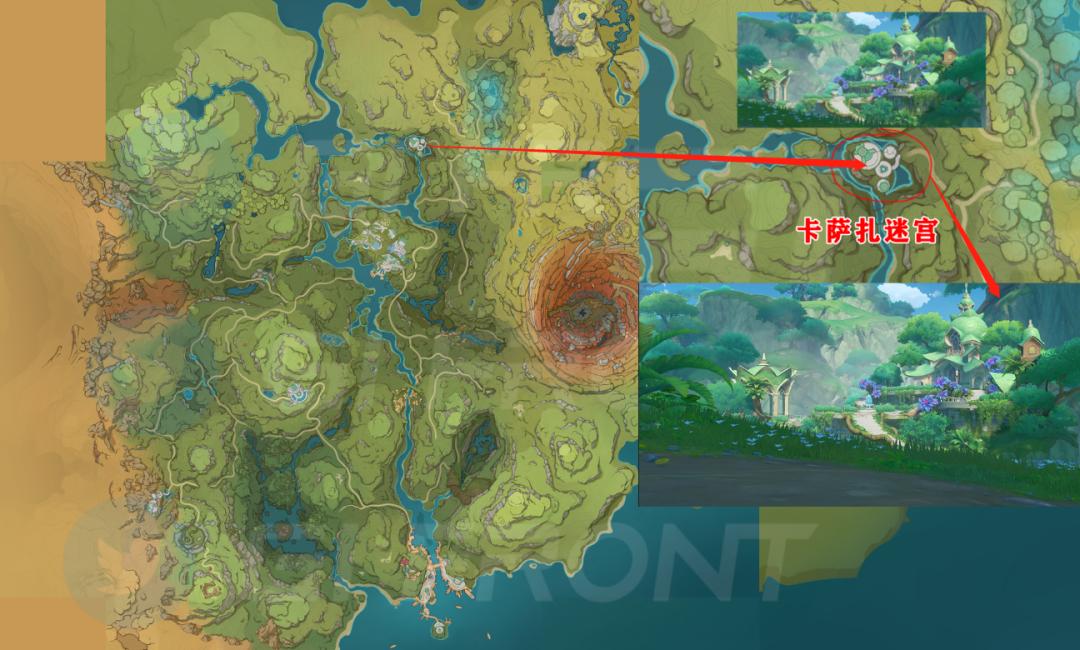 Genshin Impact 3.0: Sumeru's detailed map revealed, with names and ...
