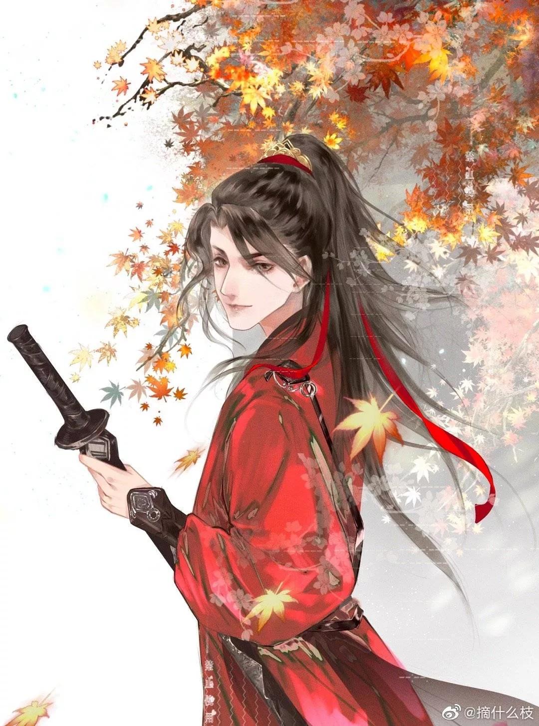 Illustration wallpaper - Moshang is like jade, the son is unparalleled ...