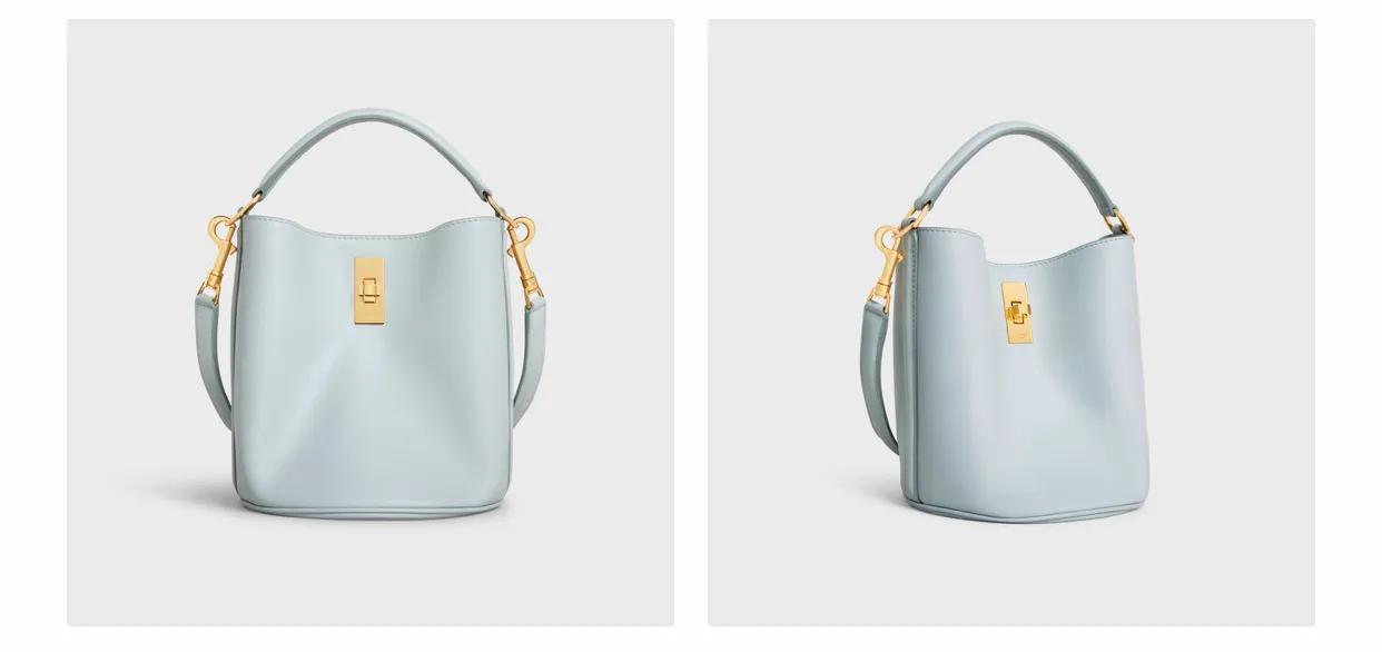 CELINE 2023 Spring/Summer Collection Bags: Mirror Silver & Soft Blue ...