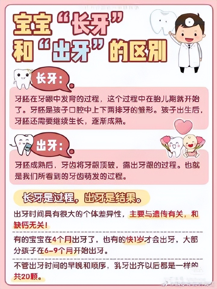Detailed diagram of baby teething time sequence - iNEWS