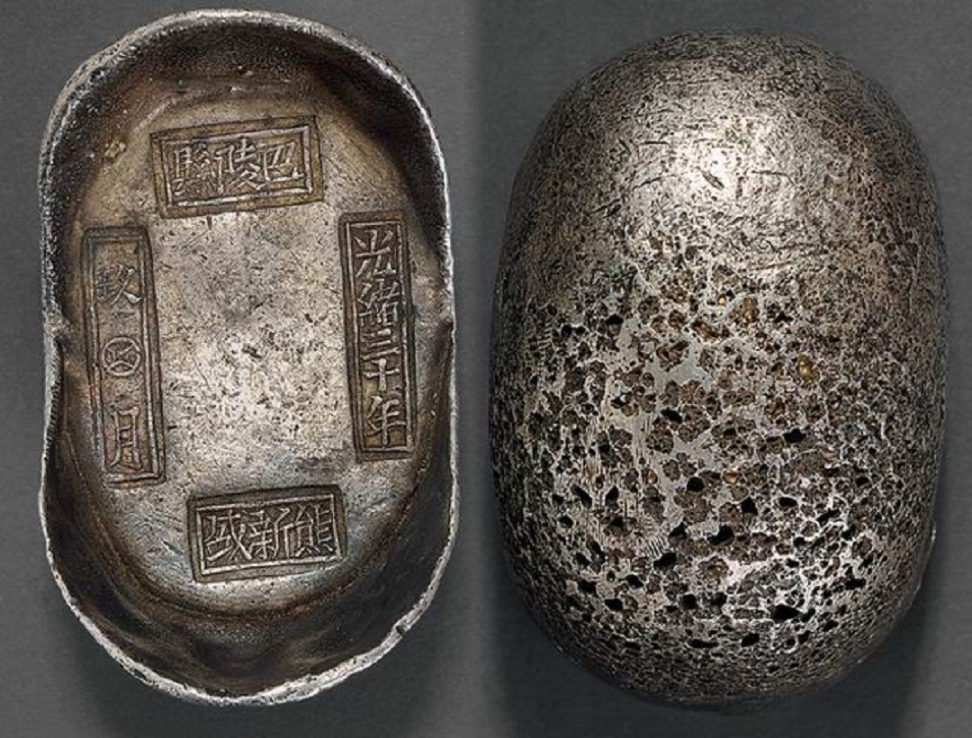 What did ancient silver look like?Tooth marks all over the place, so ...