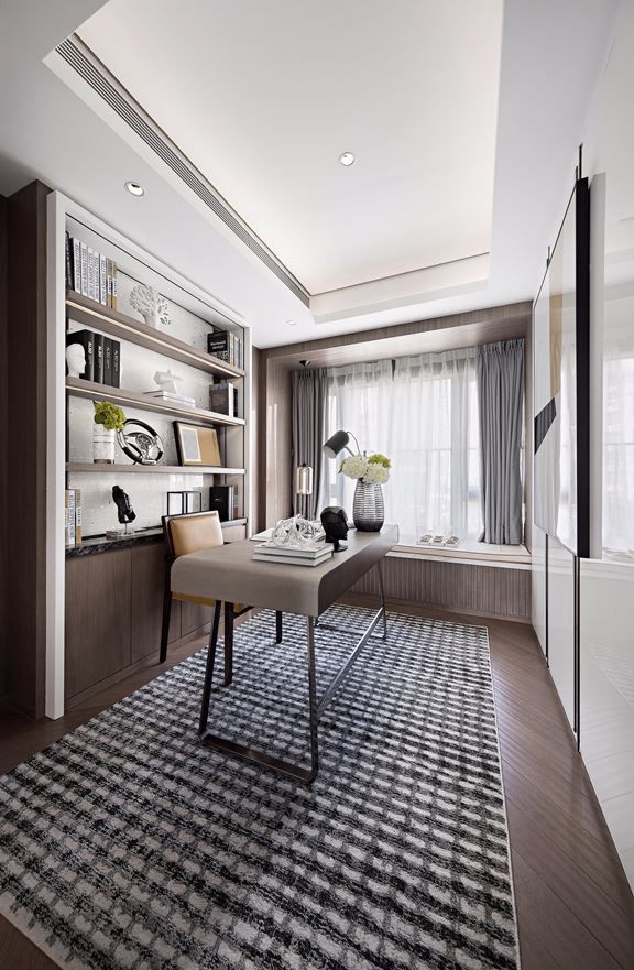 Practical and stylish study design suitable for a variety of apartment ...