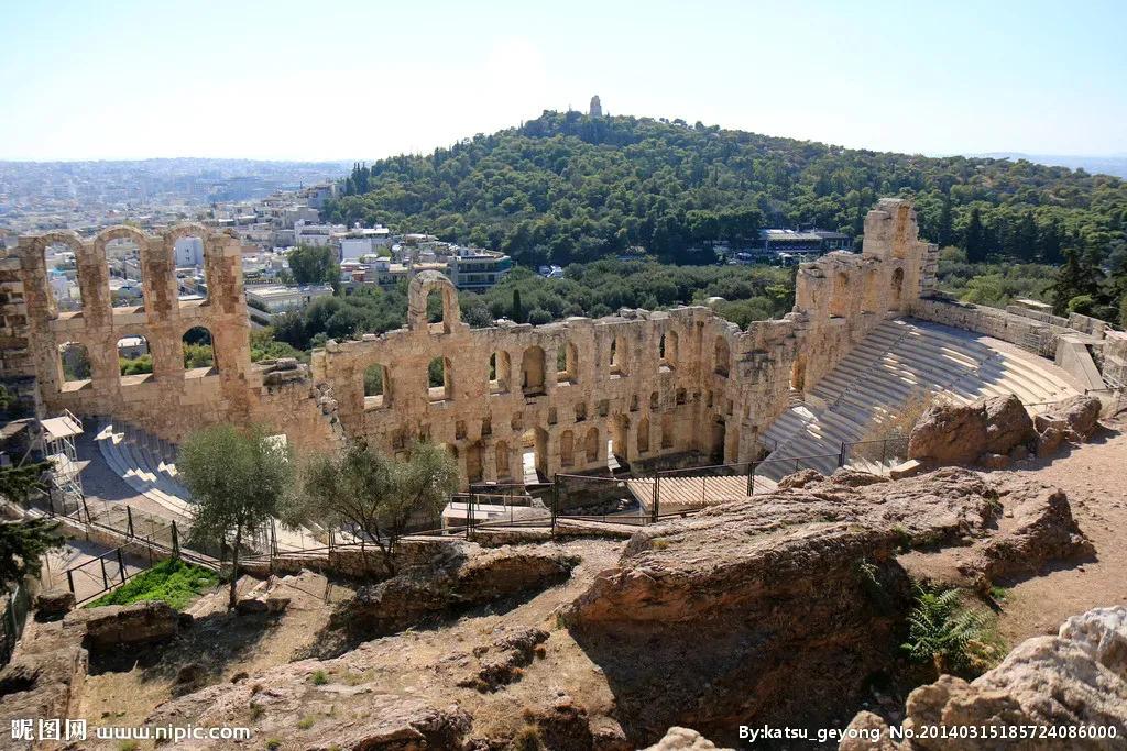 Why can the ruins of the Acropolis withstand the wind and rain for ...