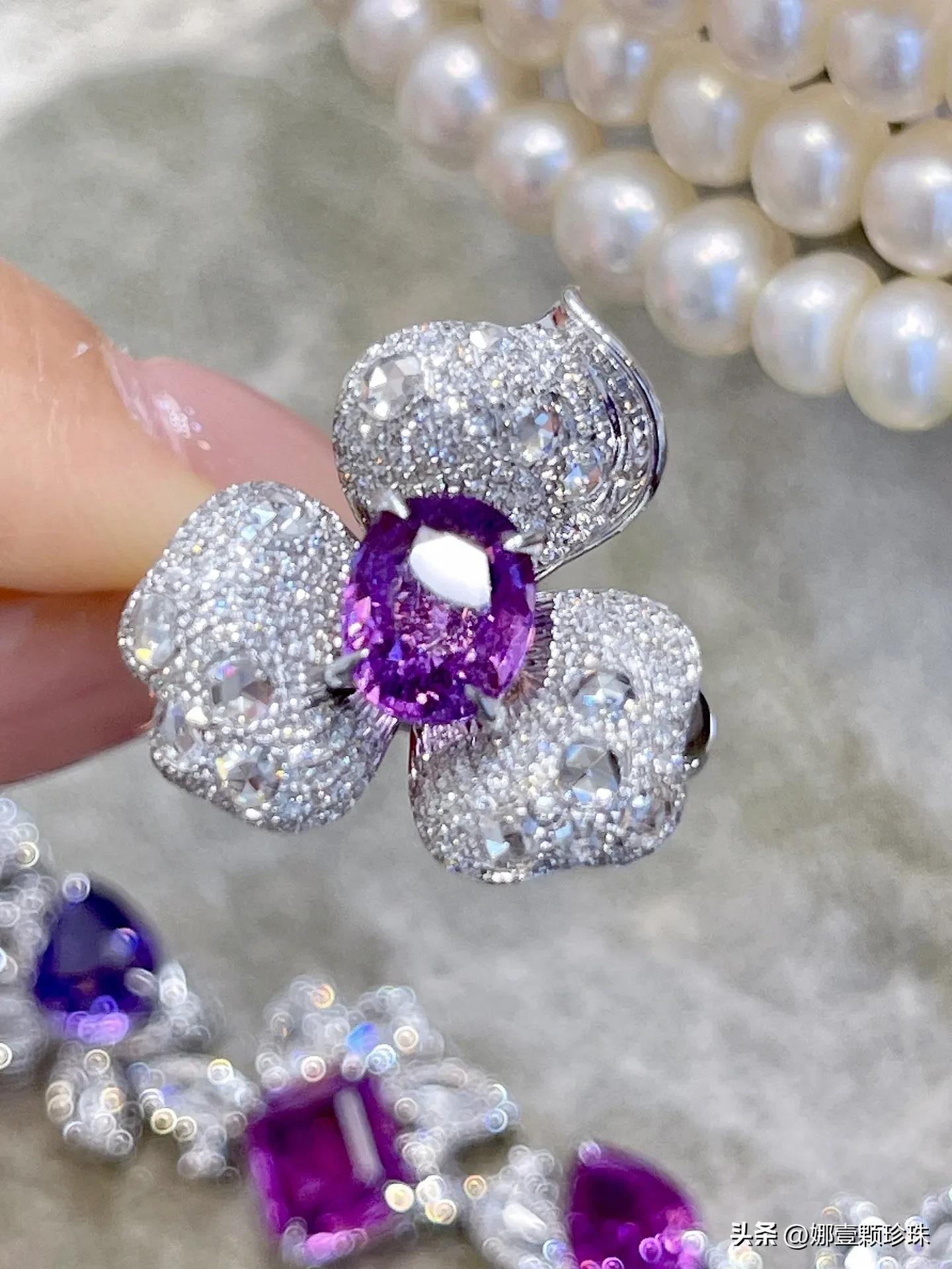 purple flower ring - iNEWS