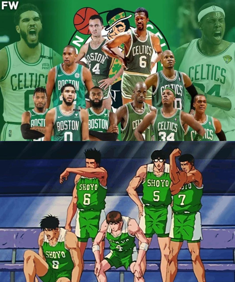 The jerseys of each team in Slam Dunk originally had their prototypes ...