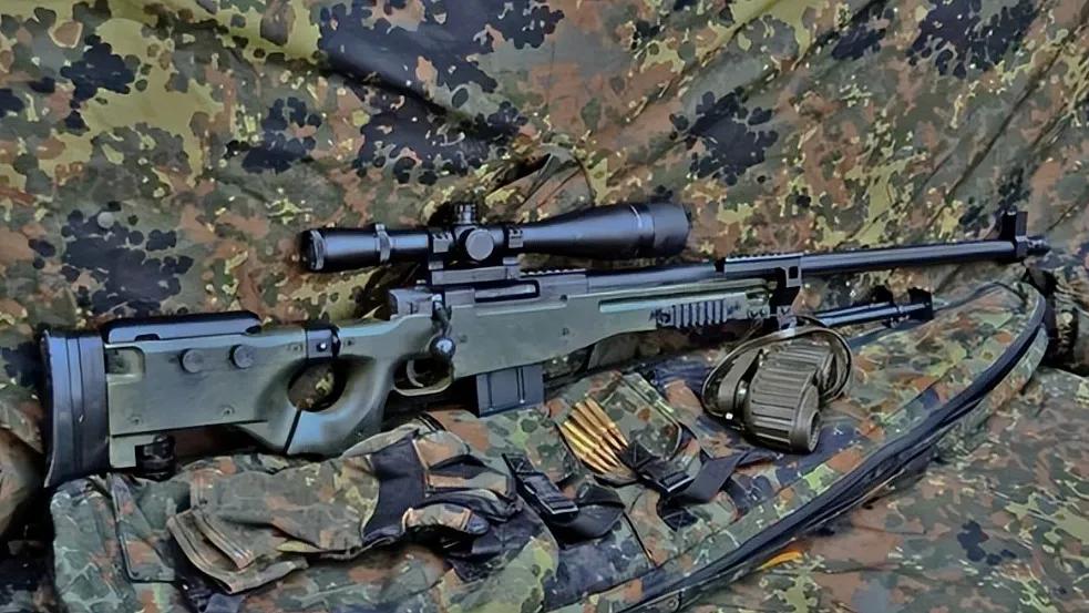 AWM sniper rifle, famous for accurate shooting ability, reliability and ...