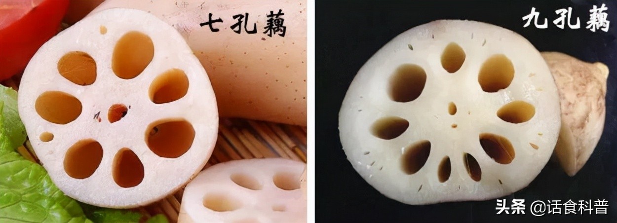 Lotus root has seven holes and nine holes, what is the difference ...