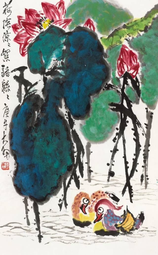 Teacher Chen Dayu's flower-and-bird painting will take you to taste the ...
