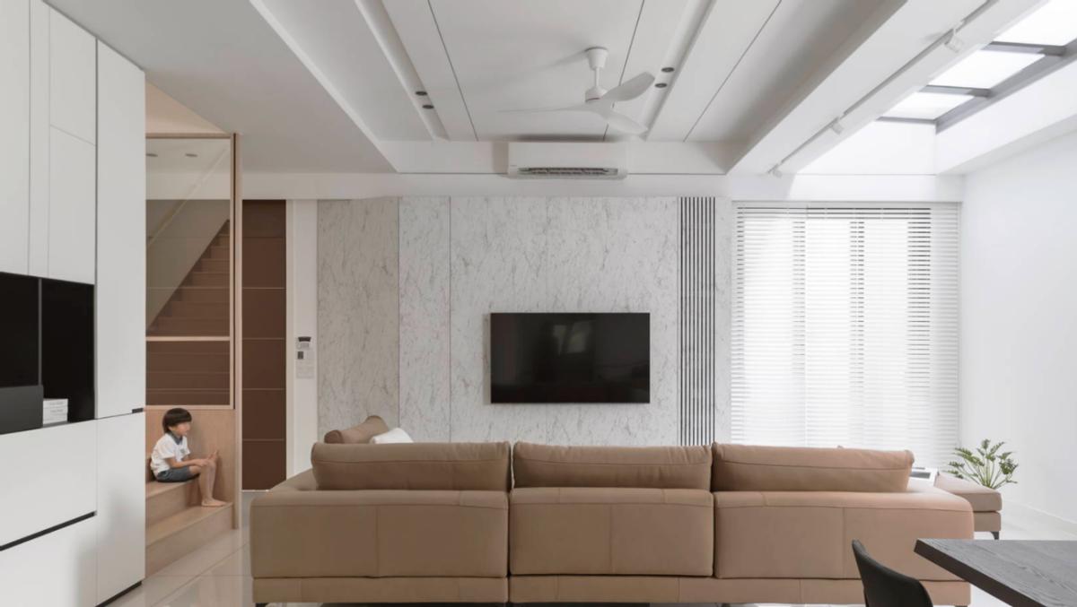 The 265 square meter house cost 600,000 to decorate. It looks simple ...