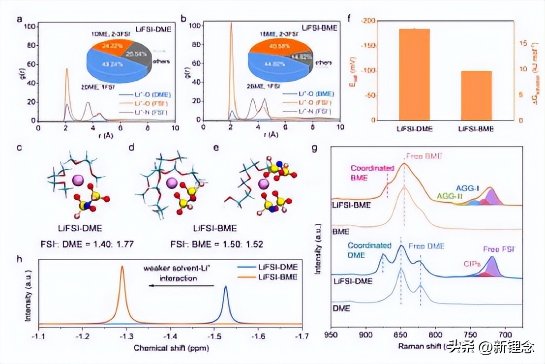 The unique three-dentate coordination custom solvation sheath structure ...