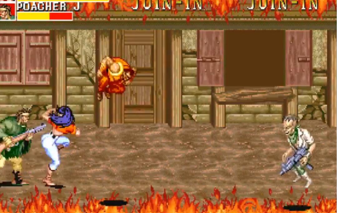 The most aggressive soldier in arcade games, every time he sees him, he ...