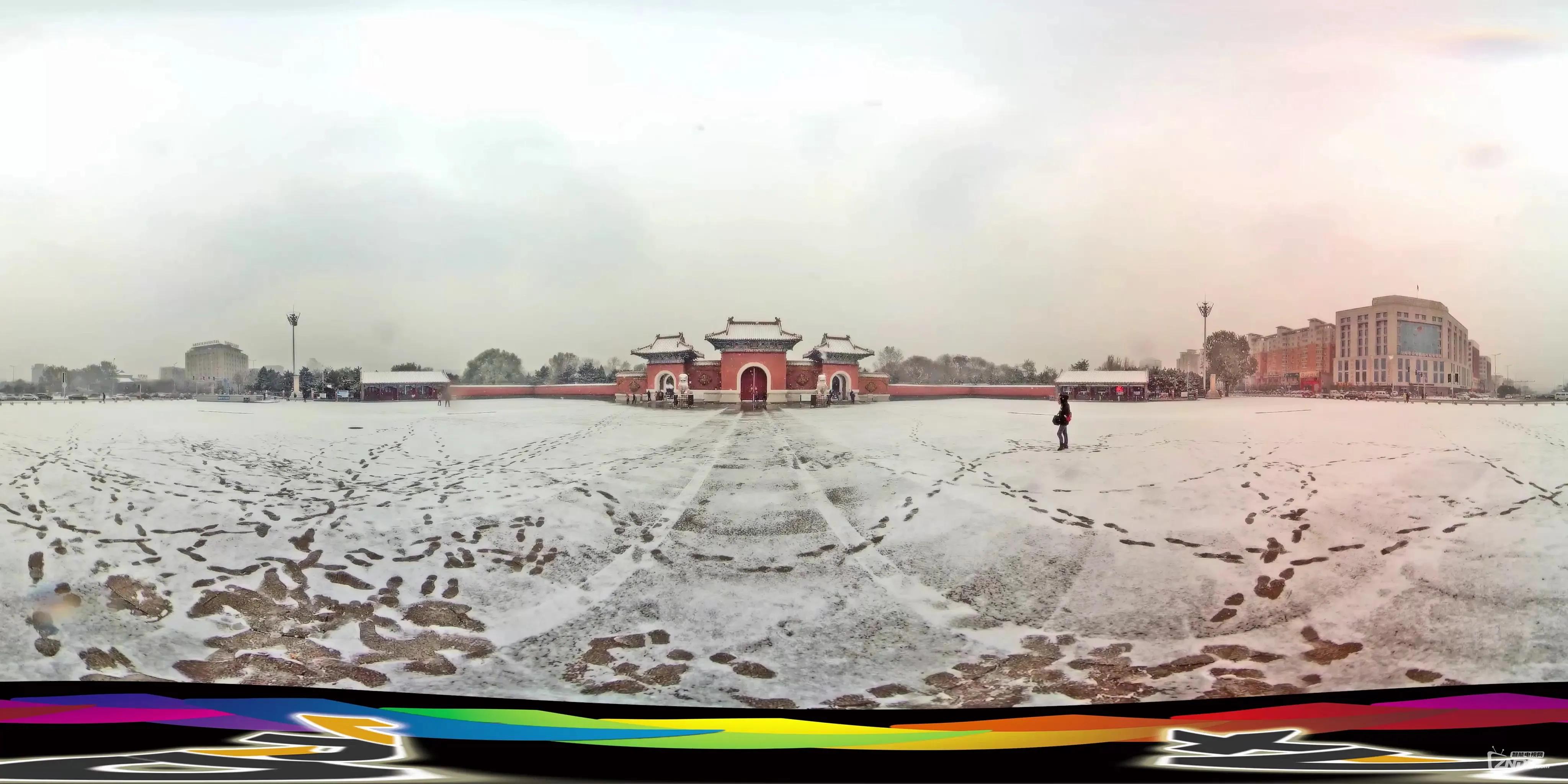 Walking the Beiling in the snow is extremely beautiful - iNEWS