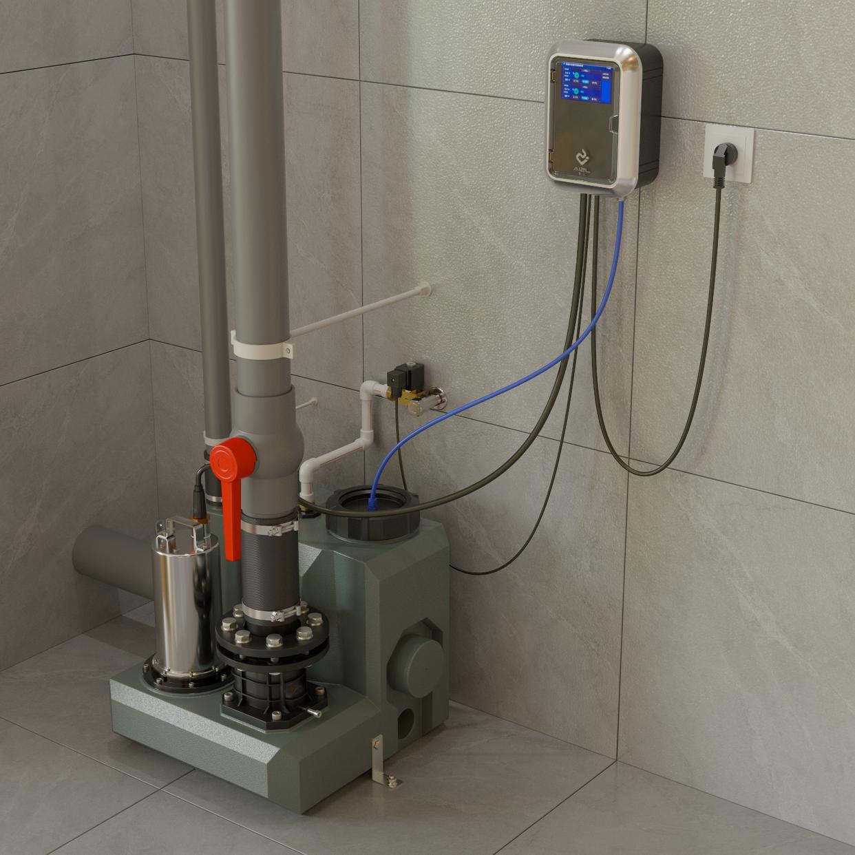 Smart sewage lifter for basement drainage, no noise and no cleaning - iNEWS
