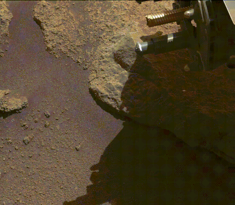 Mars Perseverance performs god operations!Twist the sample rotation ...