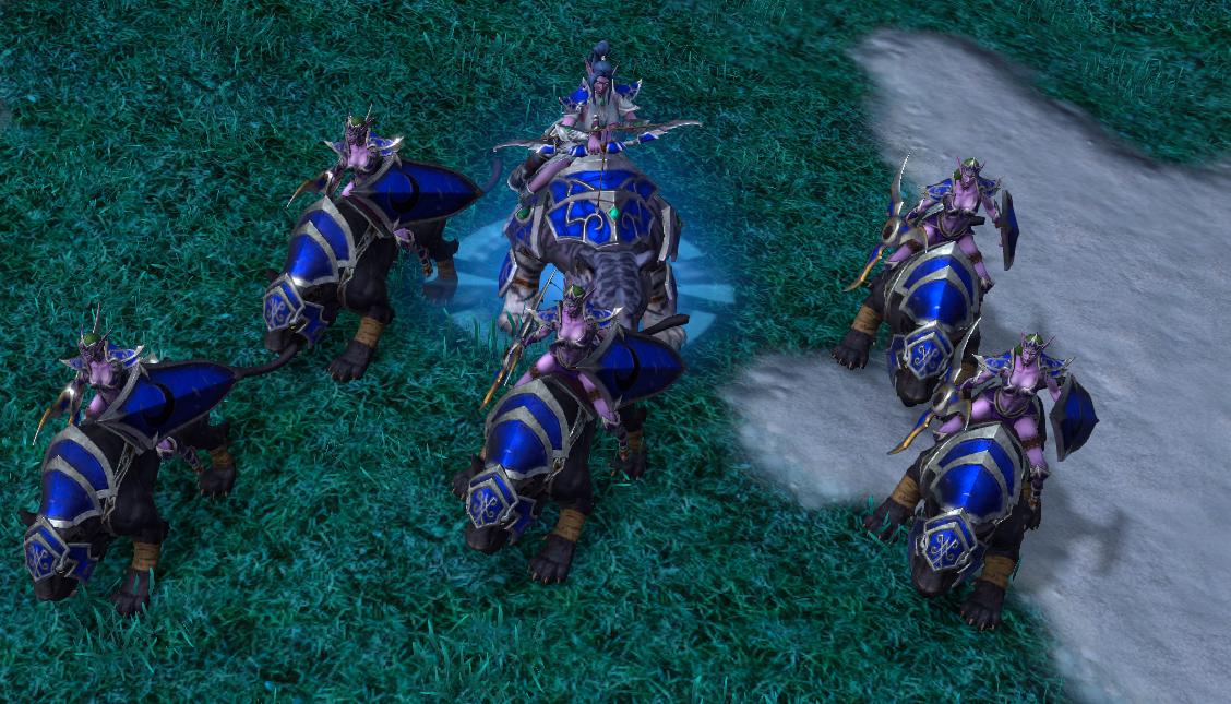 Warcraft 3: A melee huntress with agility, normal attack and ejection ...