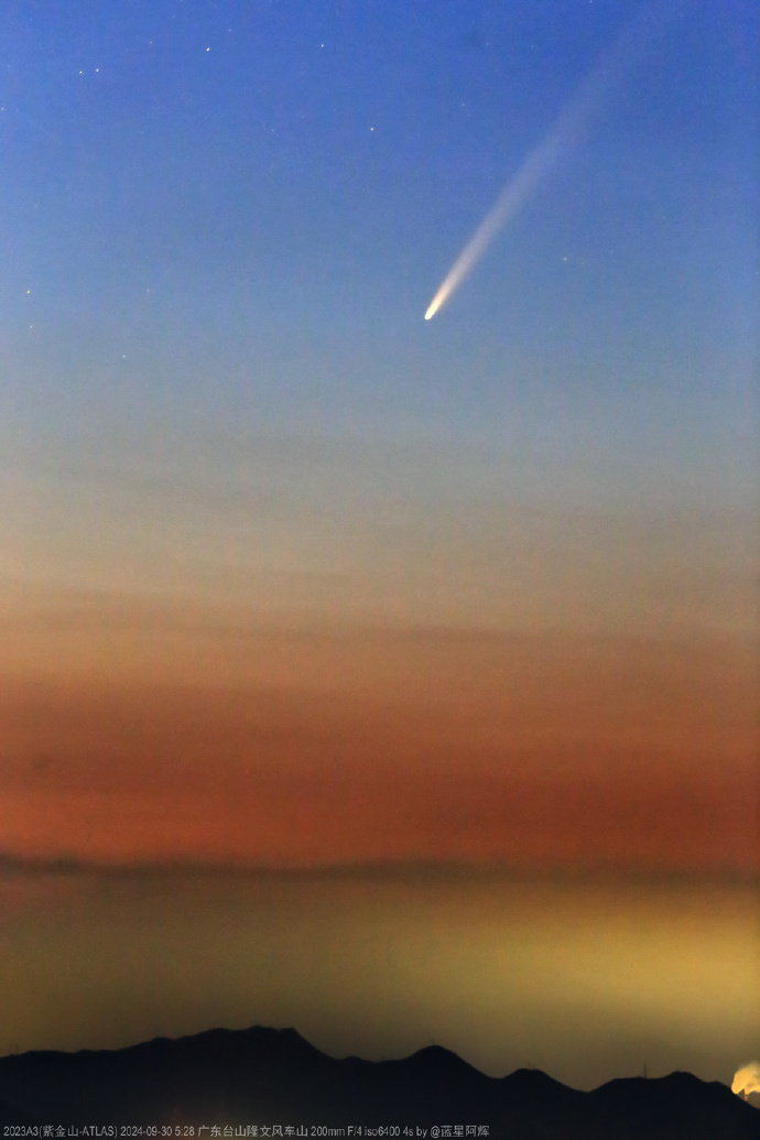 The best time to observe a comet that occurs once every 60,000 years is ...