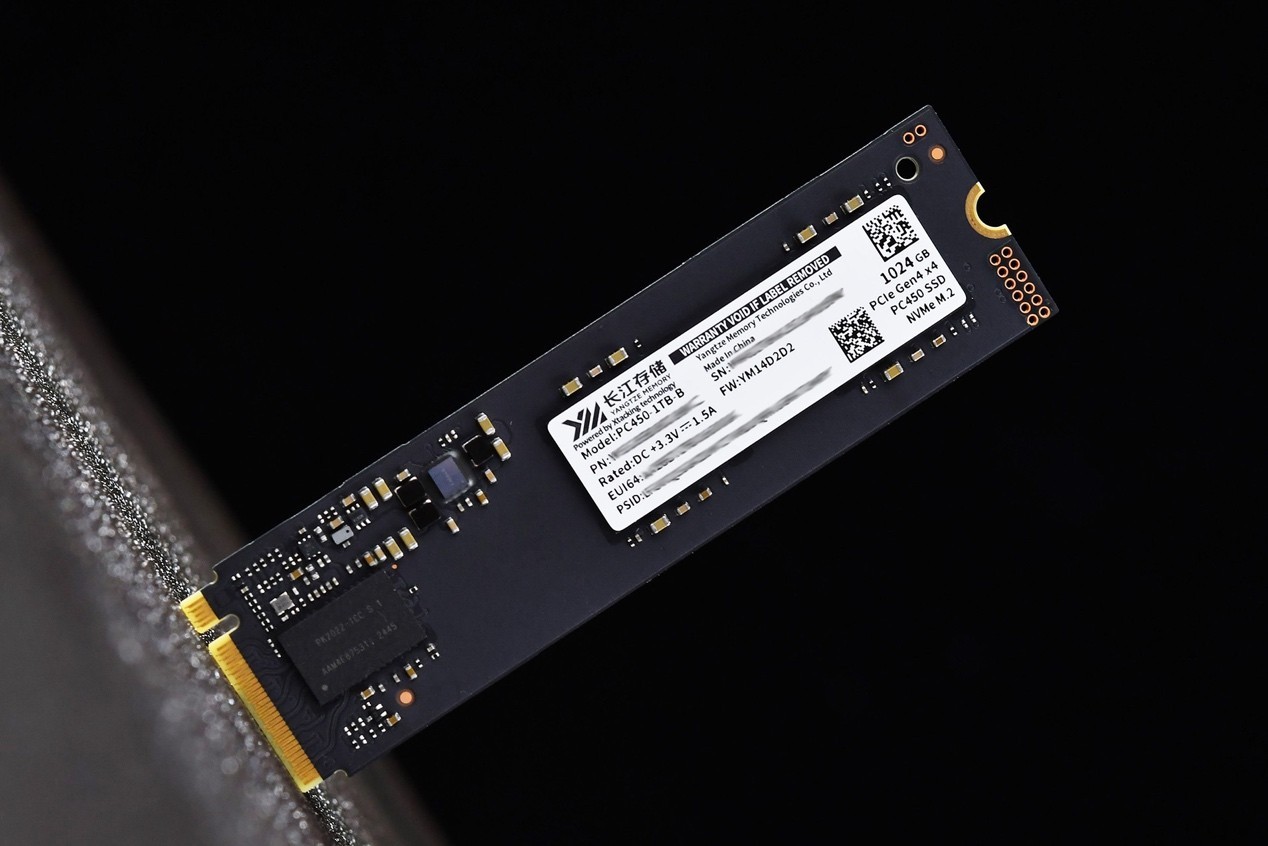 Yangtze Memory Technologies' PC450 solid-state drive review: a ...