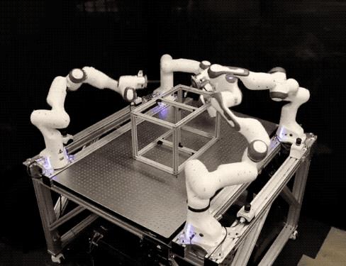 Led by the author of AlphaGo, eight robotic arms work together to ...