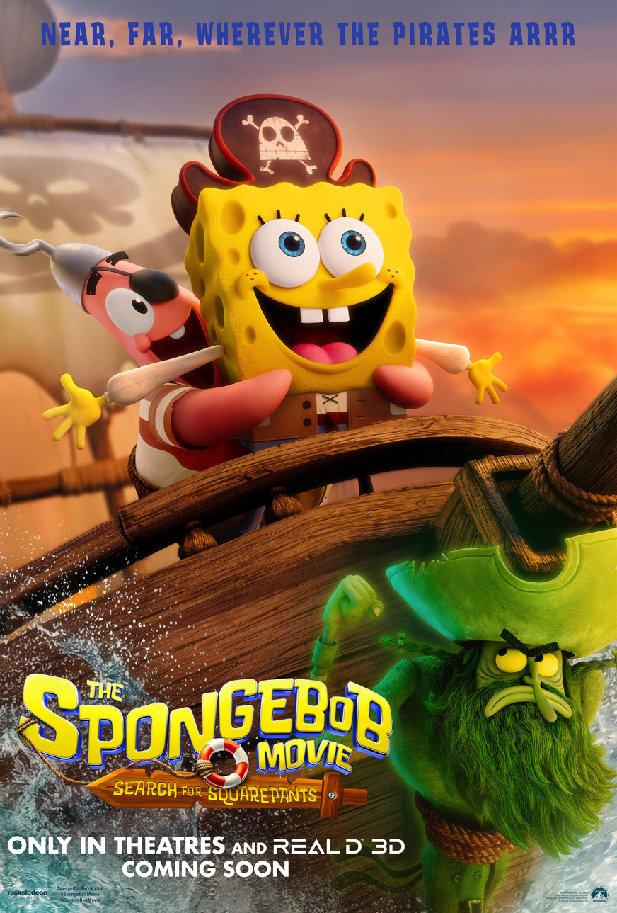 The movie "SpongeBob SquarePants: Deep Sea Adventure" poster was ...