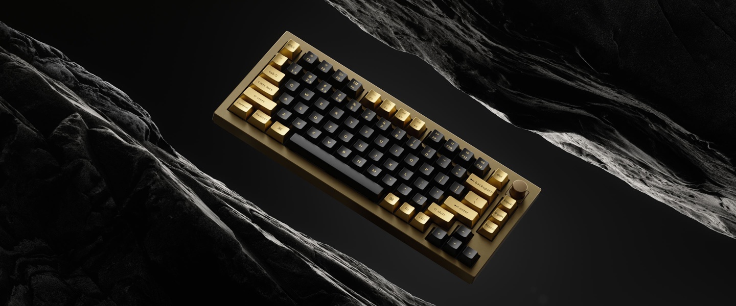 4kg Heavy Copper Construction: Keychron Q1 HE Copper Edition Tri-Mode ...
