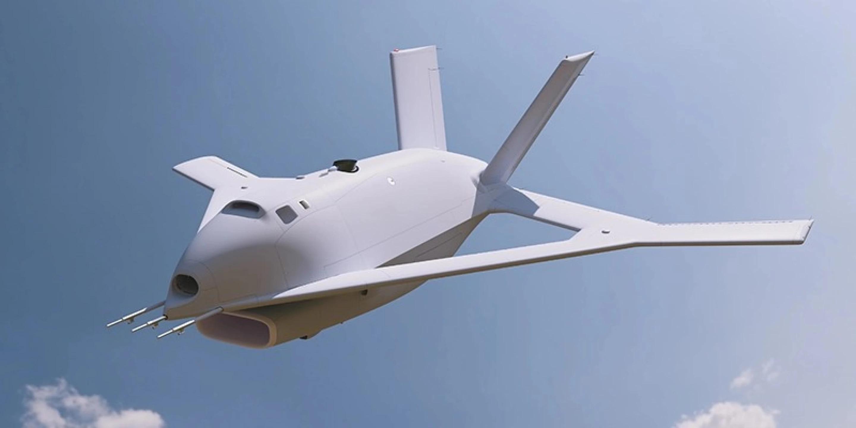 The unique flapless X-65 diamond-shaped wing aircraft has been ...
